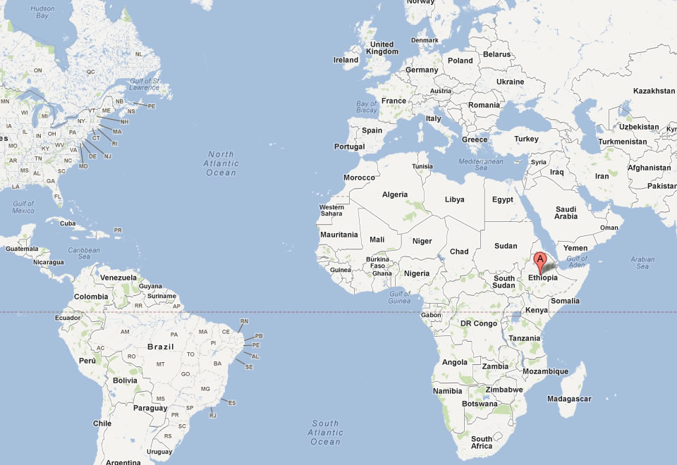 Addis Ababa Map