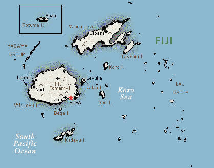 Fiji Map