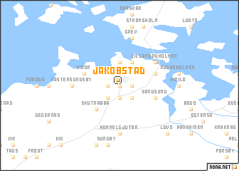 Jakobstad Map - Finland