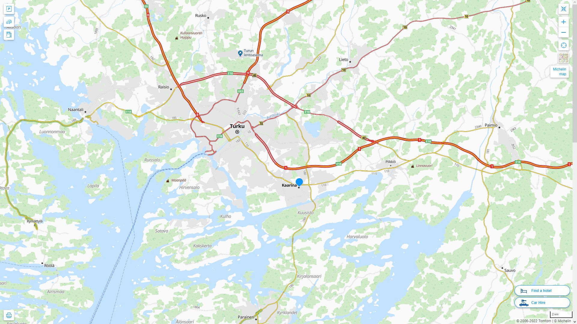 Kaarina Map - Finland