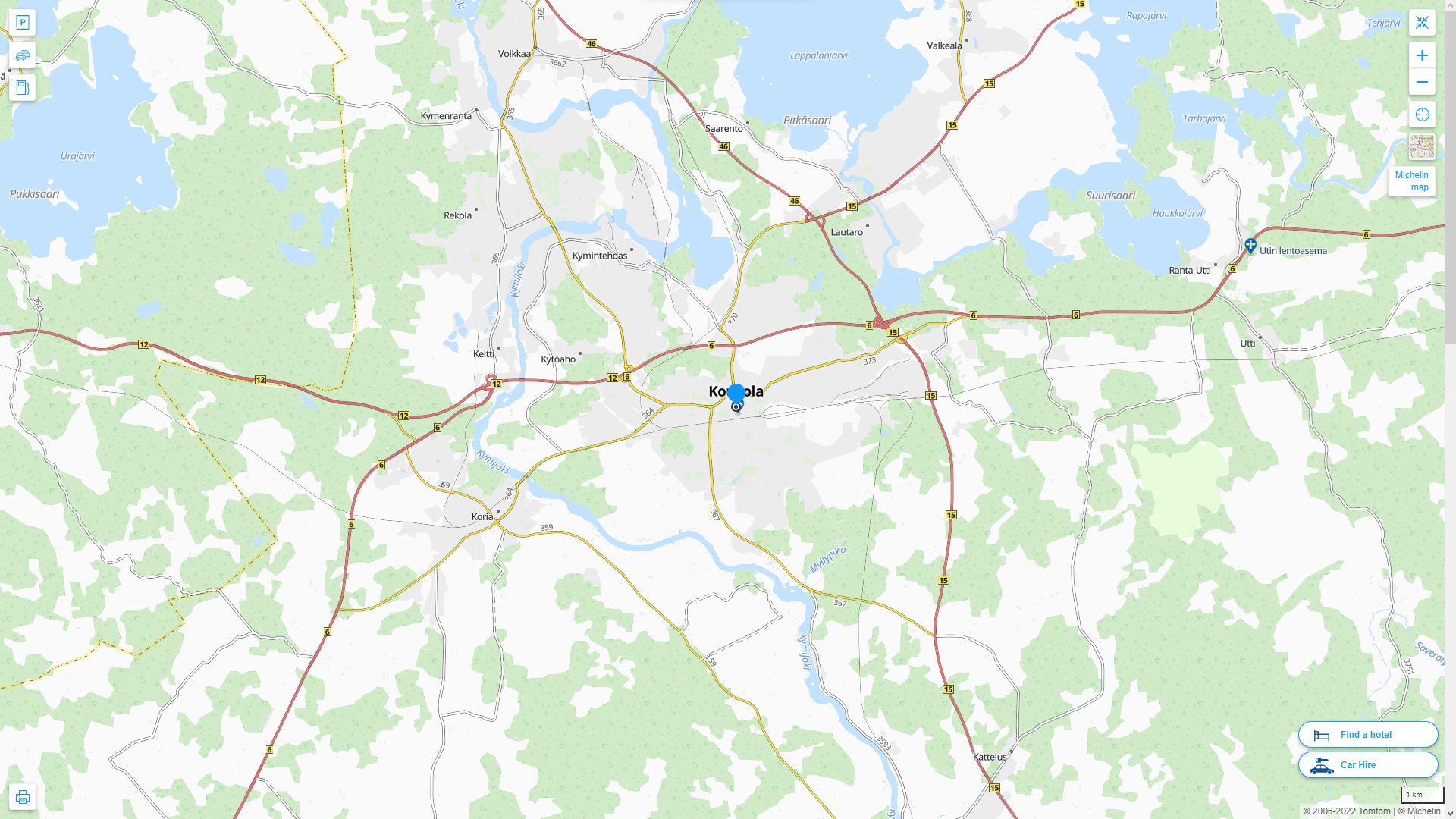 Kouvola Map