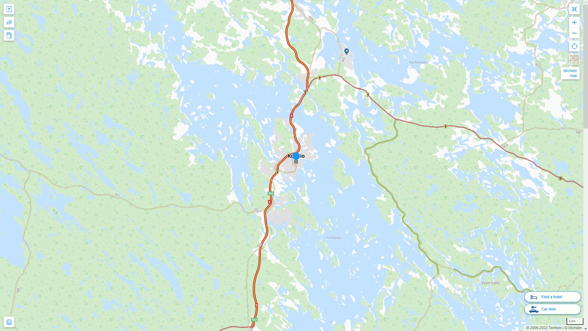 Kuopio Map - Finland