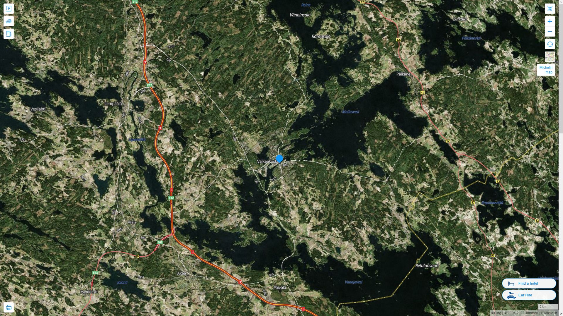 Valkeakoski Map - Finland