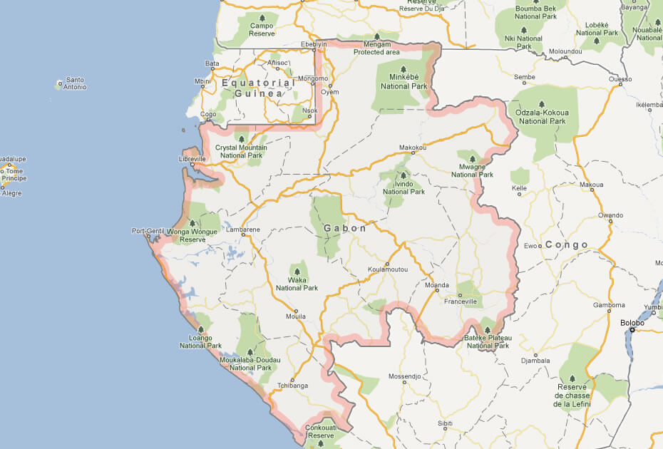Gabon Map