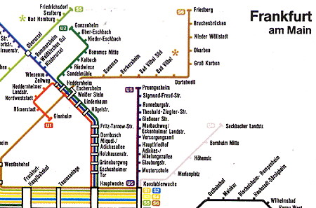 Frankfurt Map - Germany