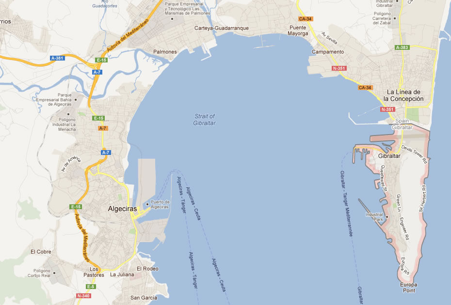 Gibraltar Map