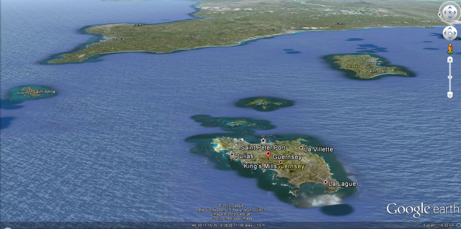 Guernsey Map