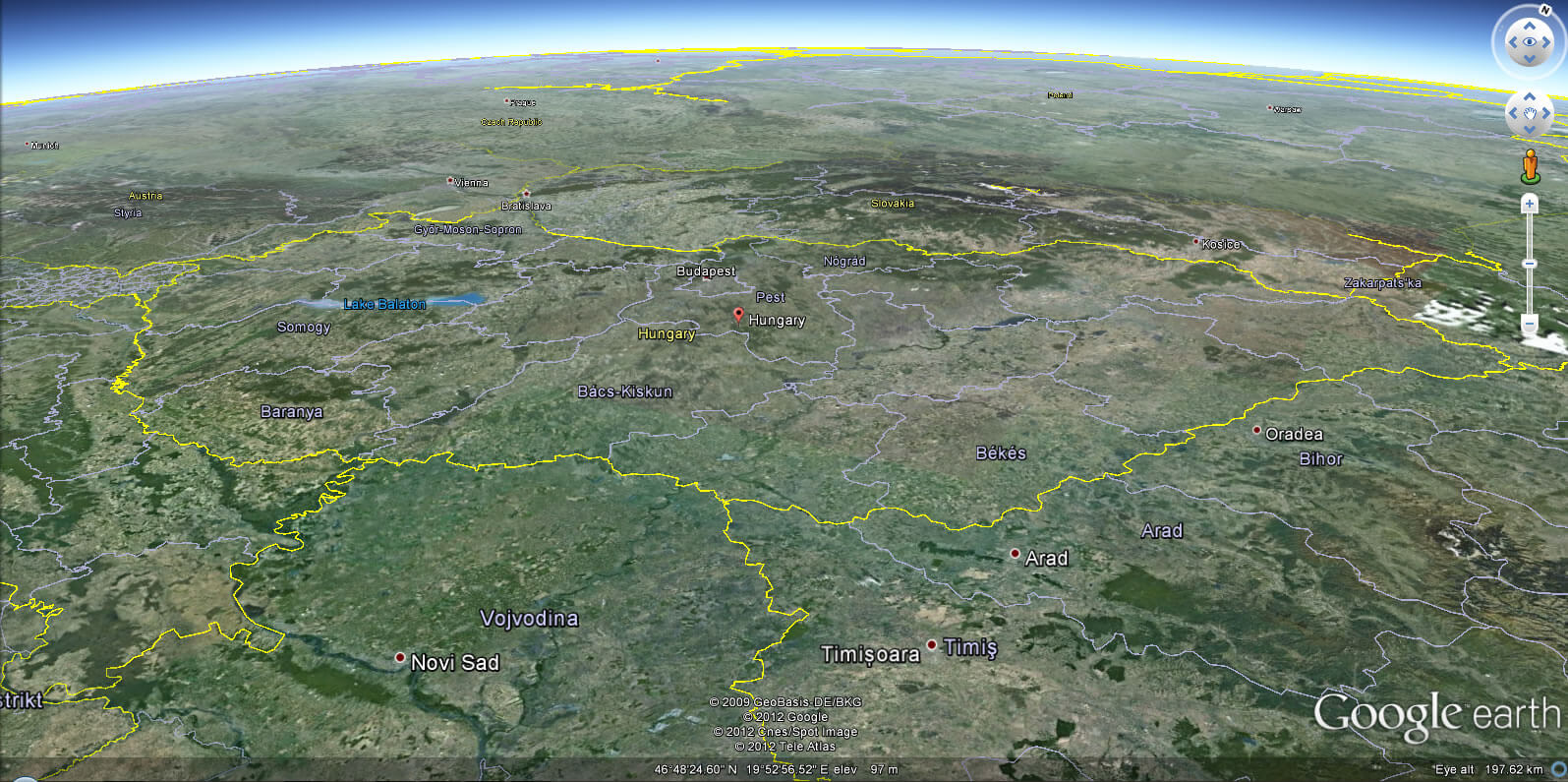 Hungary Map