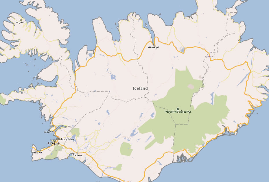 Iceland Map