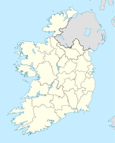 Ireland Major Cities Map