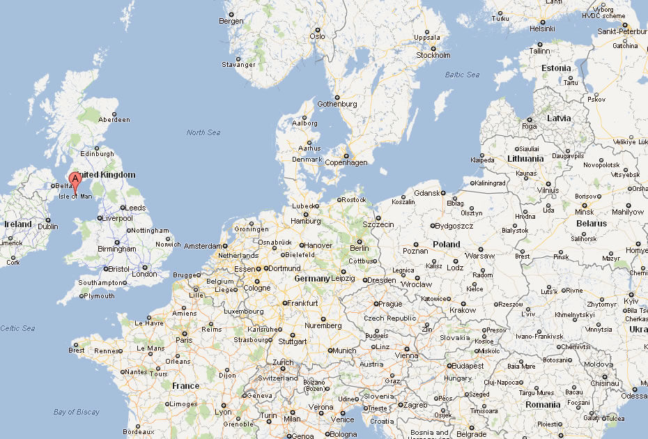 Isle of Man Map