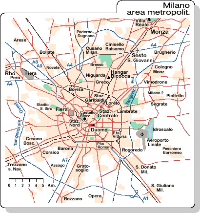 Milano Map - Italy
