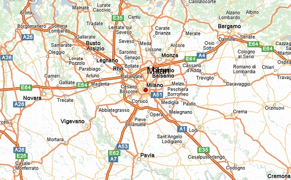 Milano Map - Italy