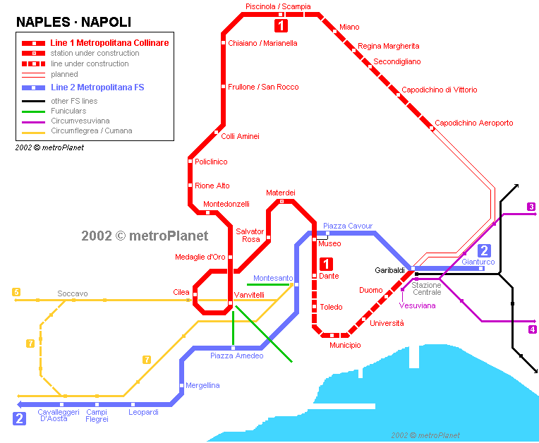 Napoli Map