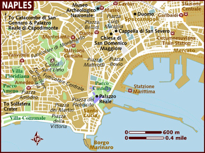 Napoli Map - Italy
