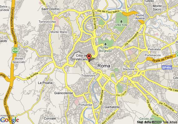Roma Map - Italy
