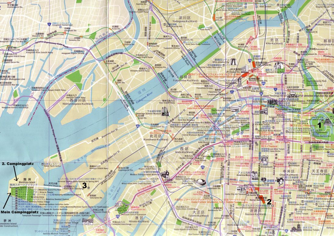 Osaka Map