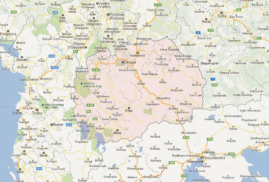 Macedonia Map
