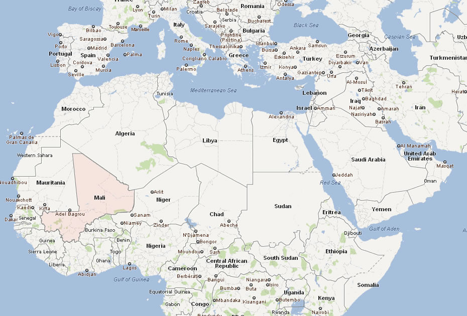 Mali Map