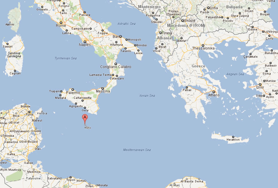 Malta Map - Malta