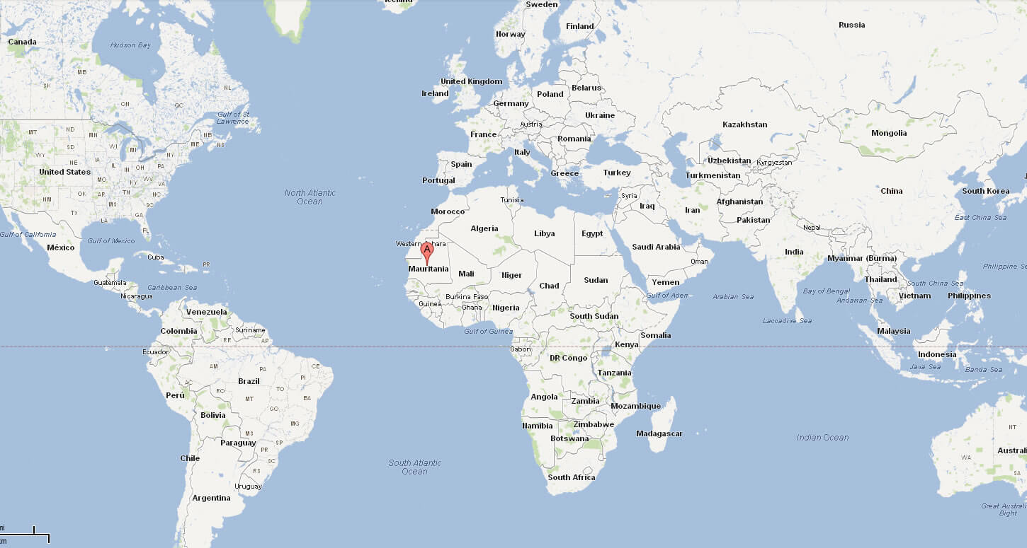 Mauritania Map