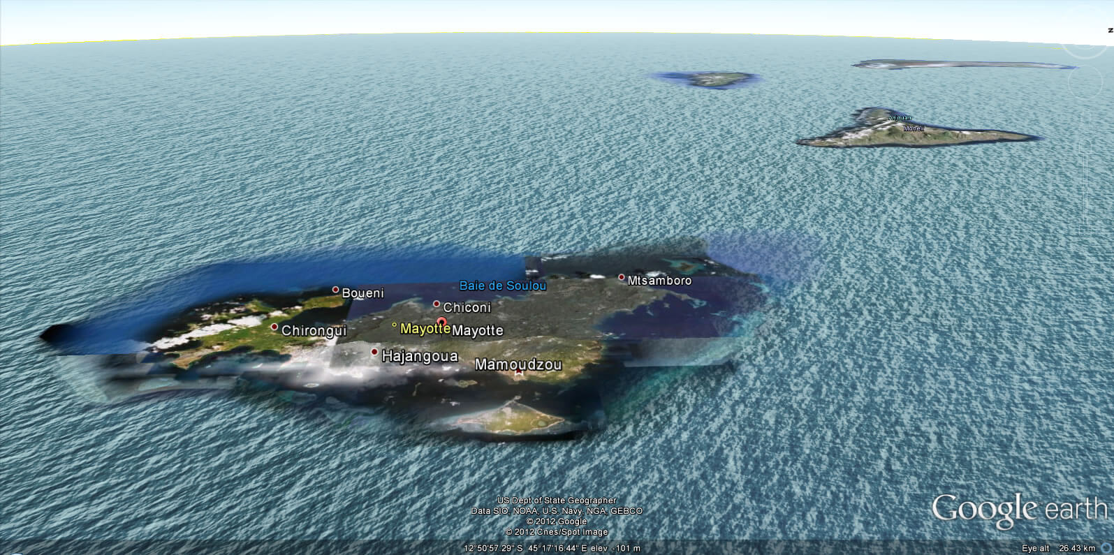 Mayotte Map