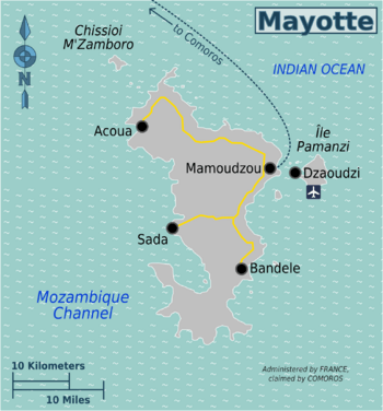Mayotte Map
