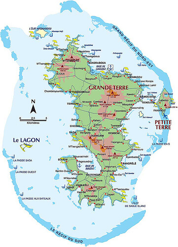 Mayotte Map