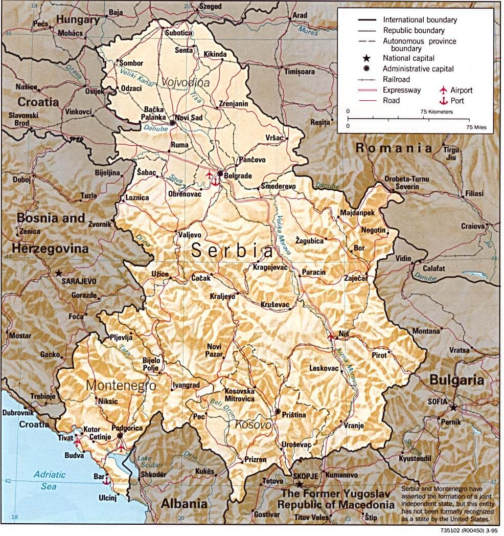 Montenegro Map
