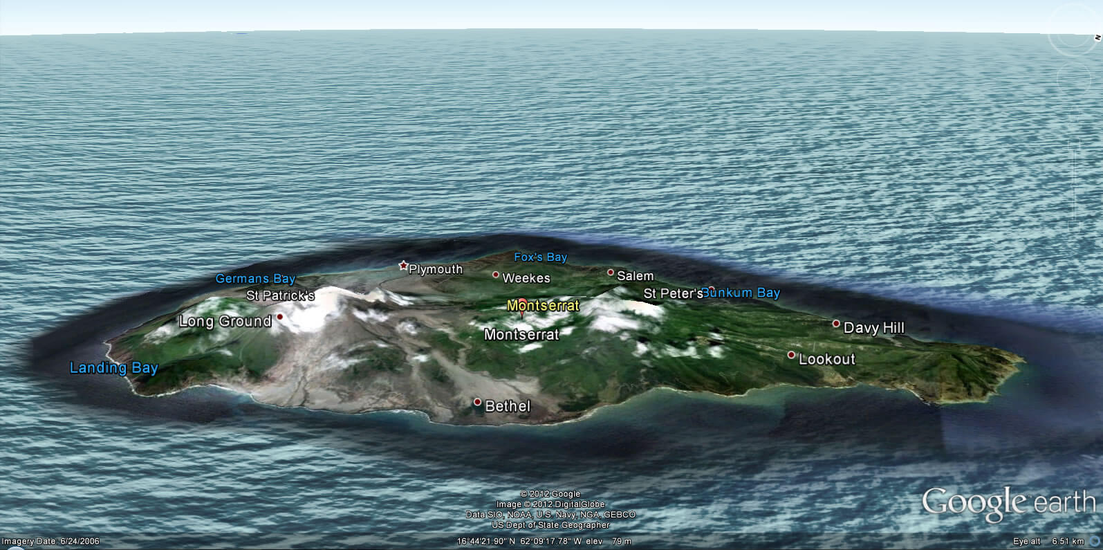 Montserrat Map