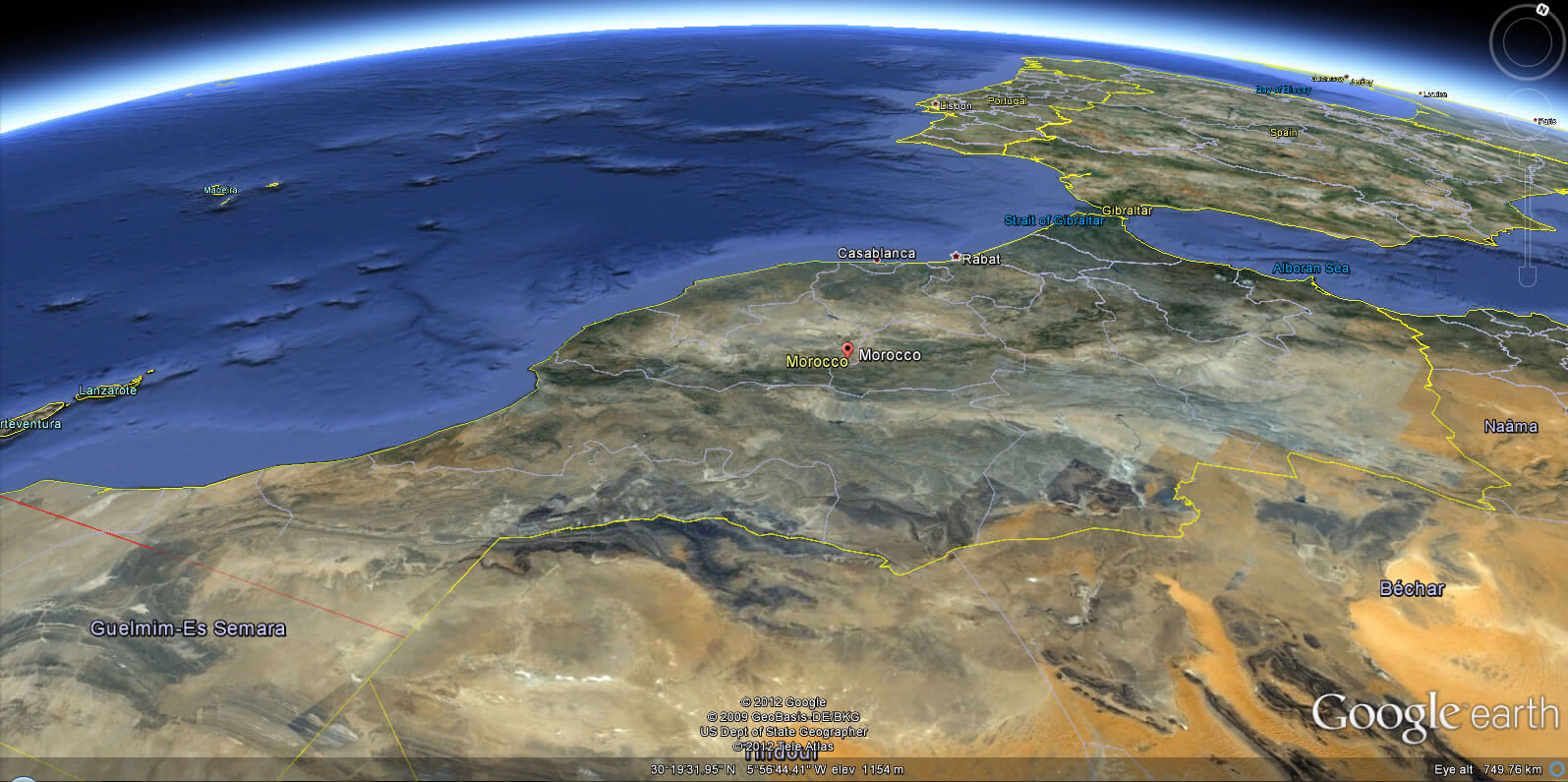 Morocco Map - Morocco