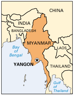 Yangon Map