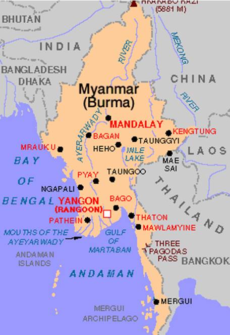 Yangon Map