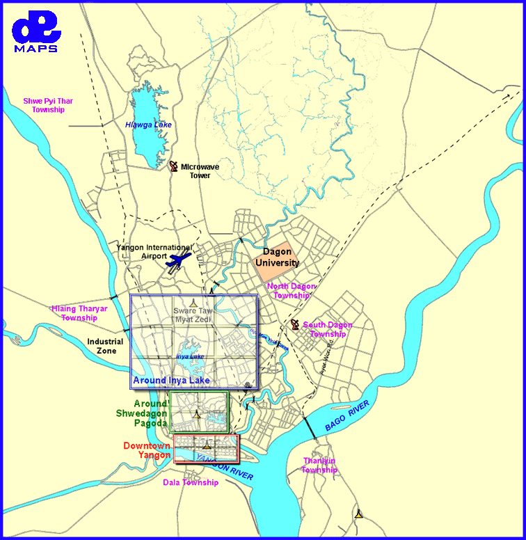 Yangon Map
