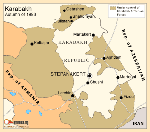 Nagorno Karabakh Map