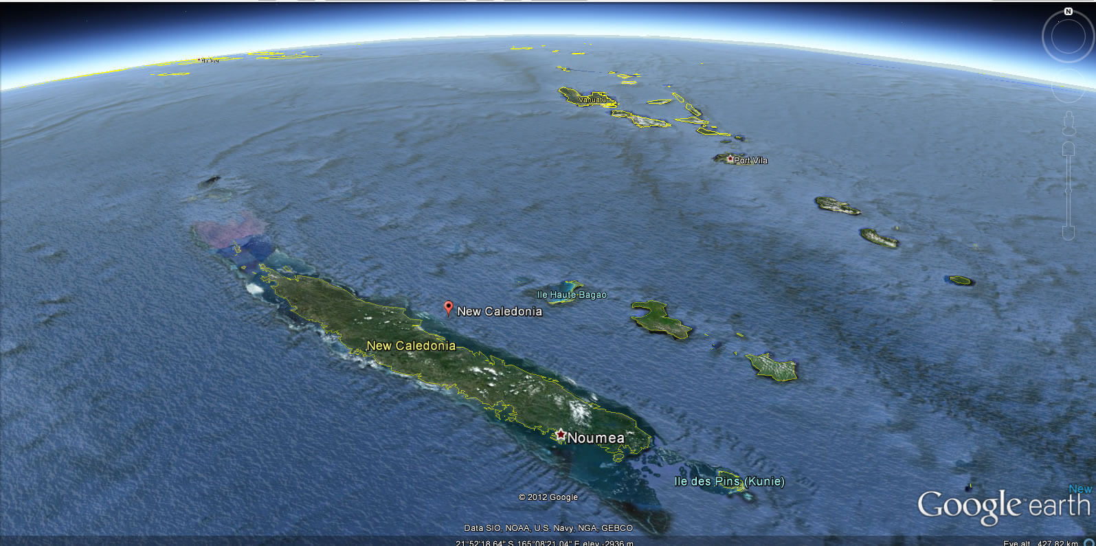 New Caledonia Map