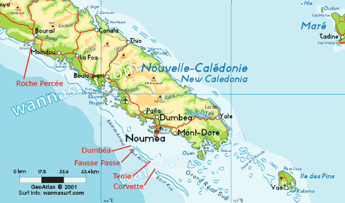 New Caledonia Map