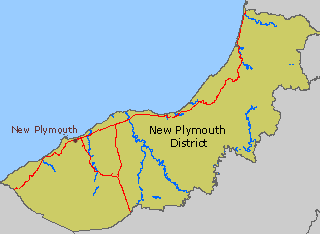 New Plymouth Map - New Zealand