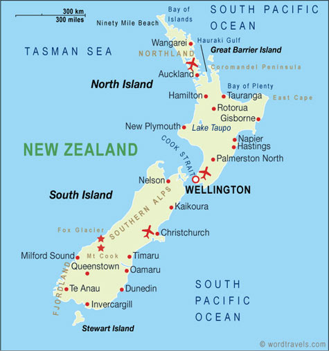 Tauranga Map - New Zealand