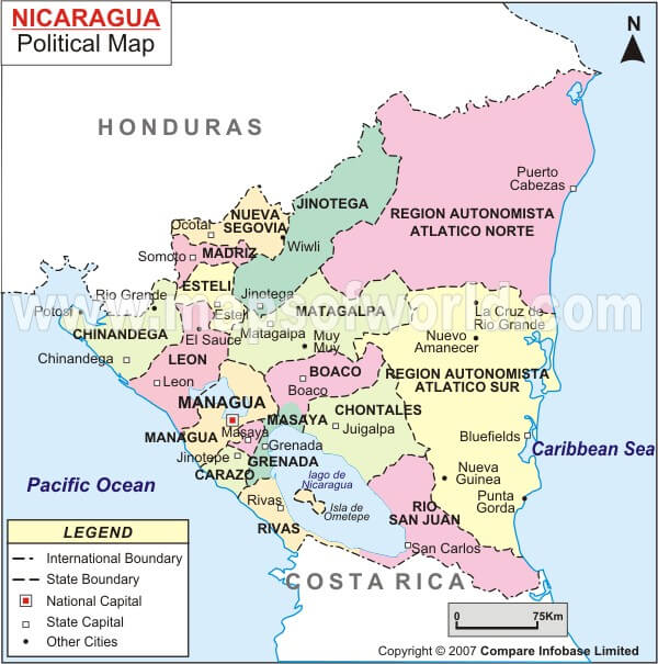 Nicaragua Map