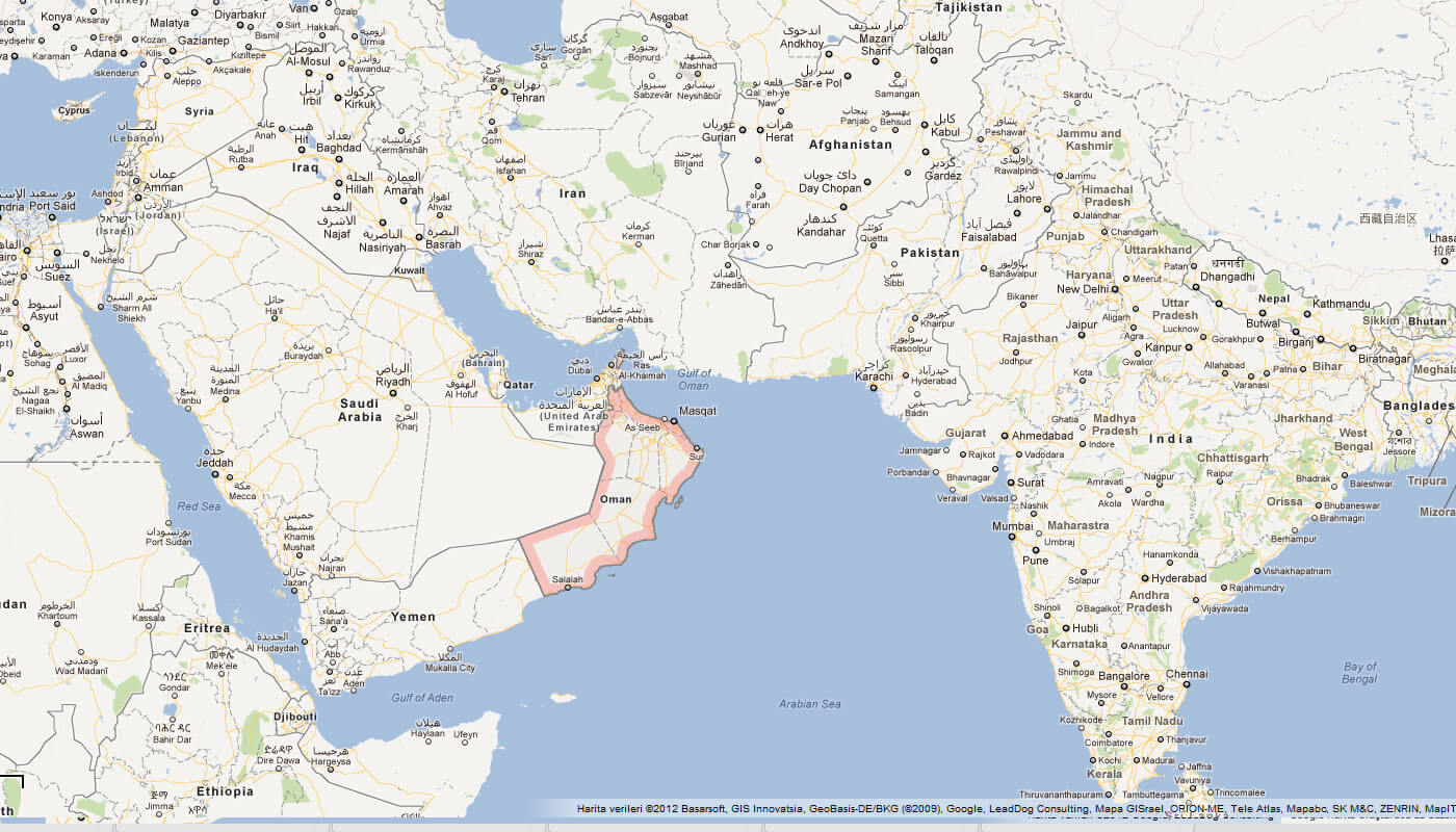Oman Map