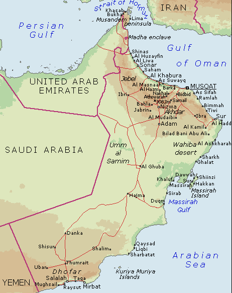 Oman Map
