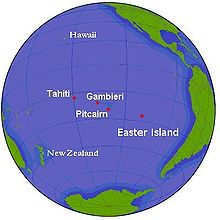 Pitcairn Islands Map