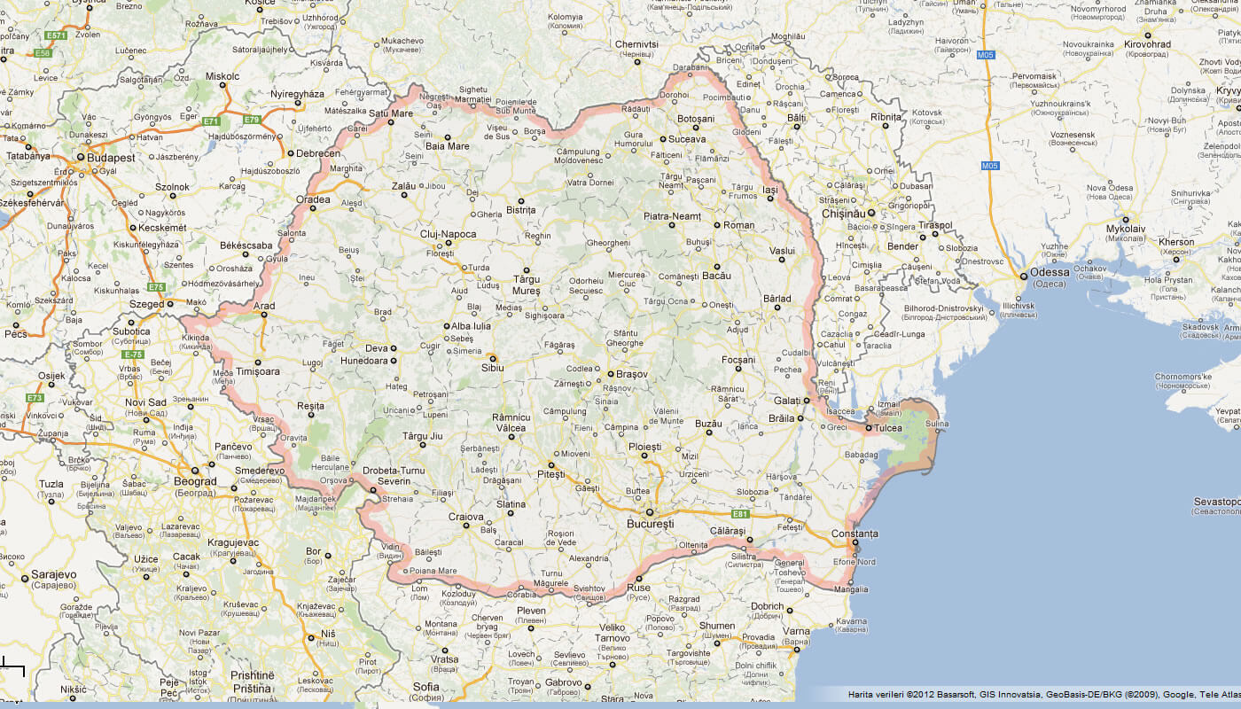 Romania Map
