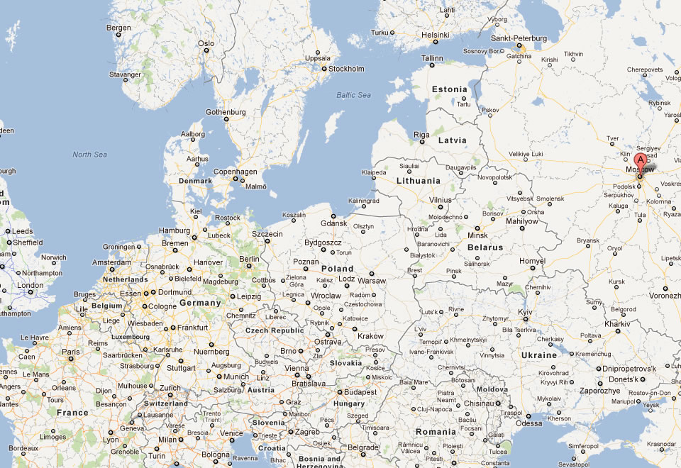 Moscow Map