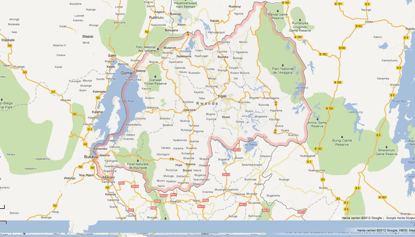 Rwanda Map
