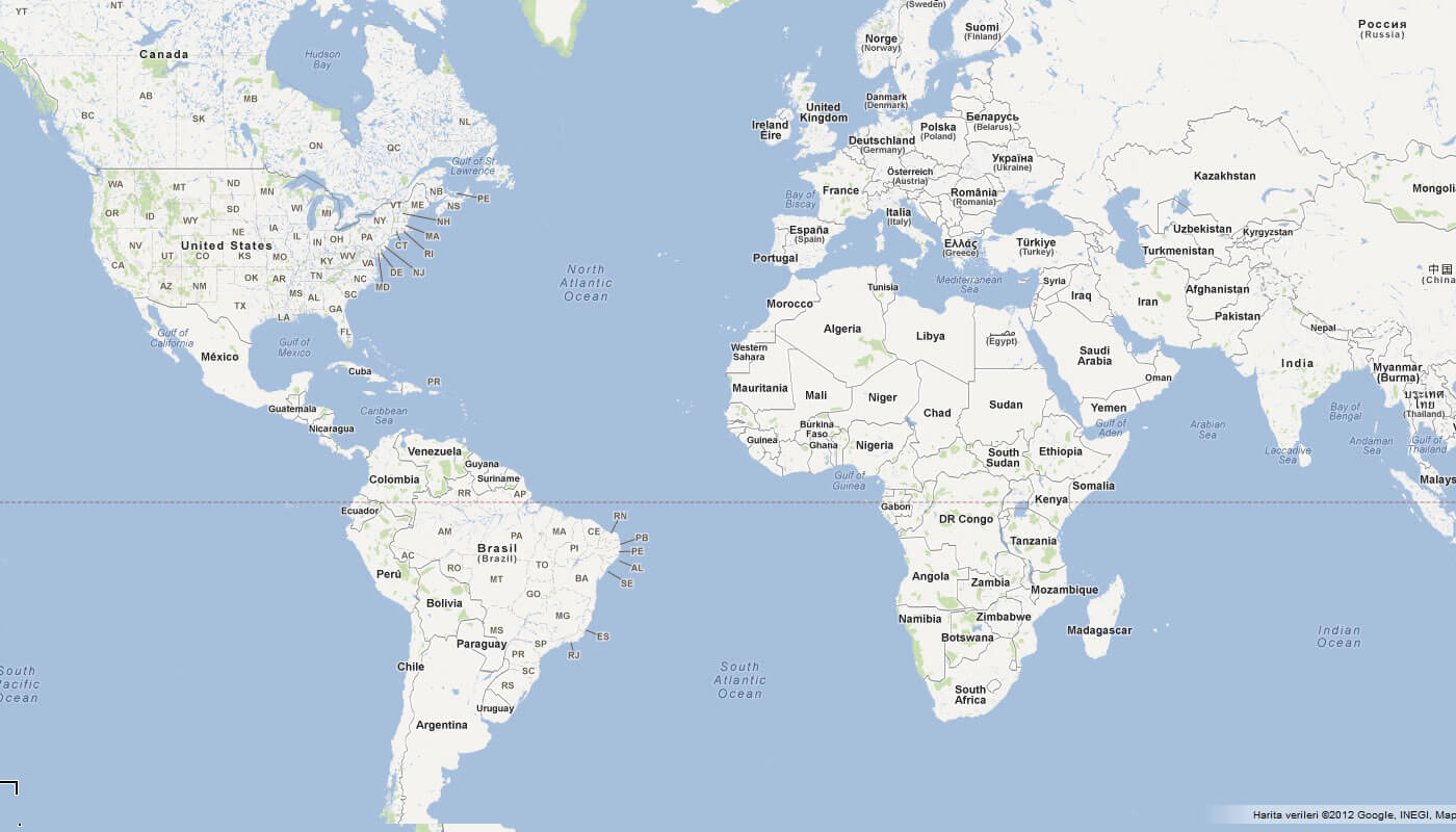 Saint Kitts and Nevis Map