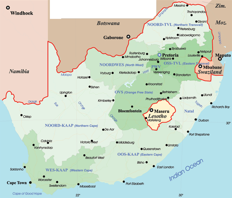 Mamelodi Map - South Africa