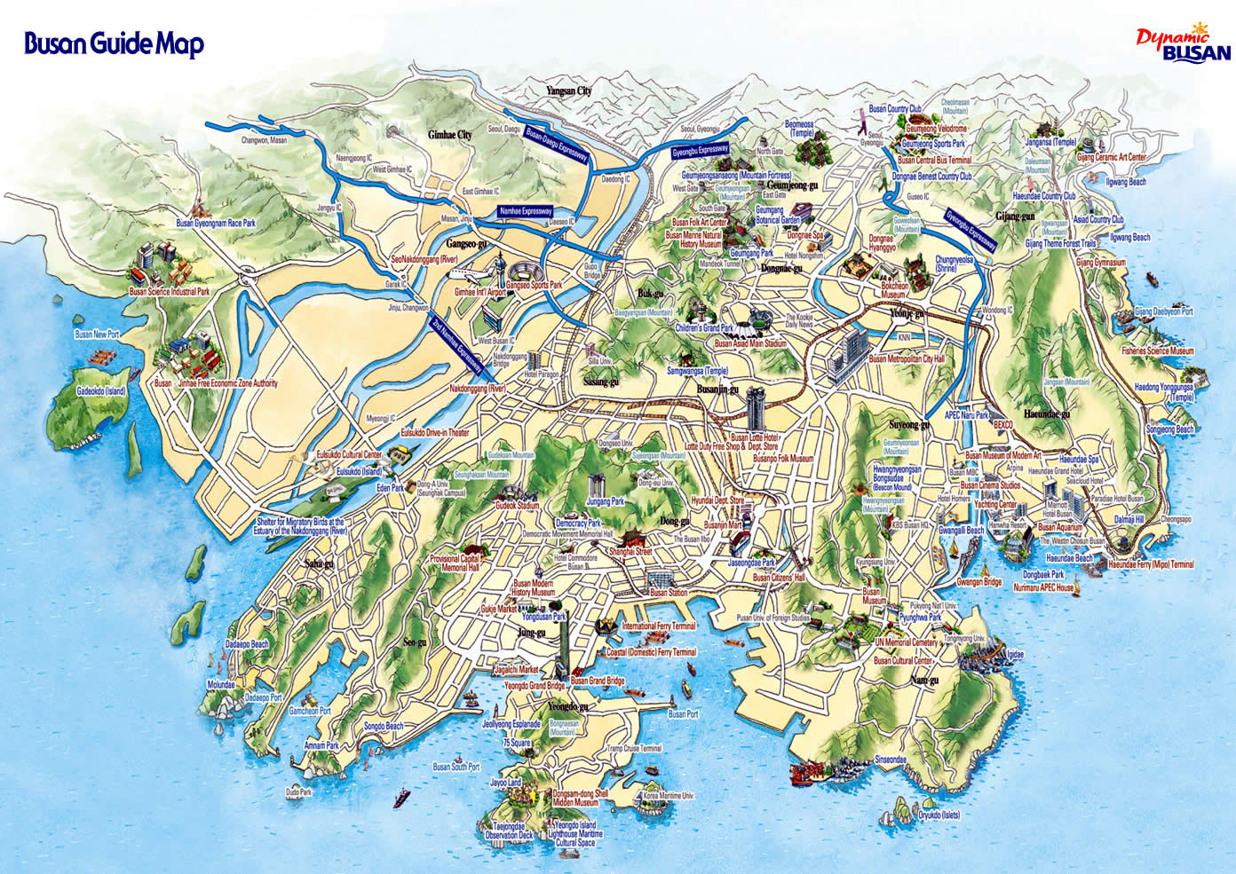 Pusan Map