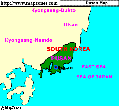 Pusan Map